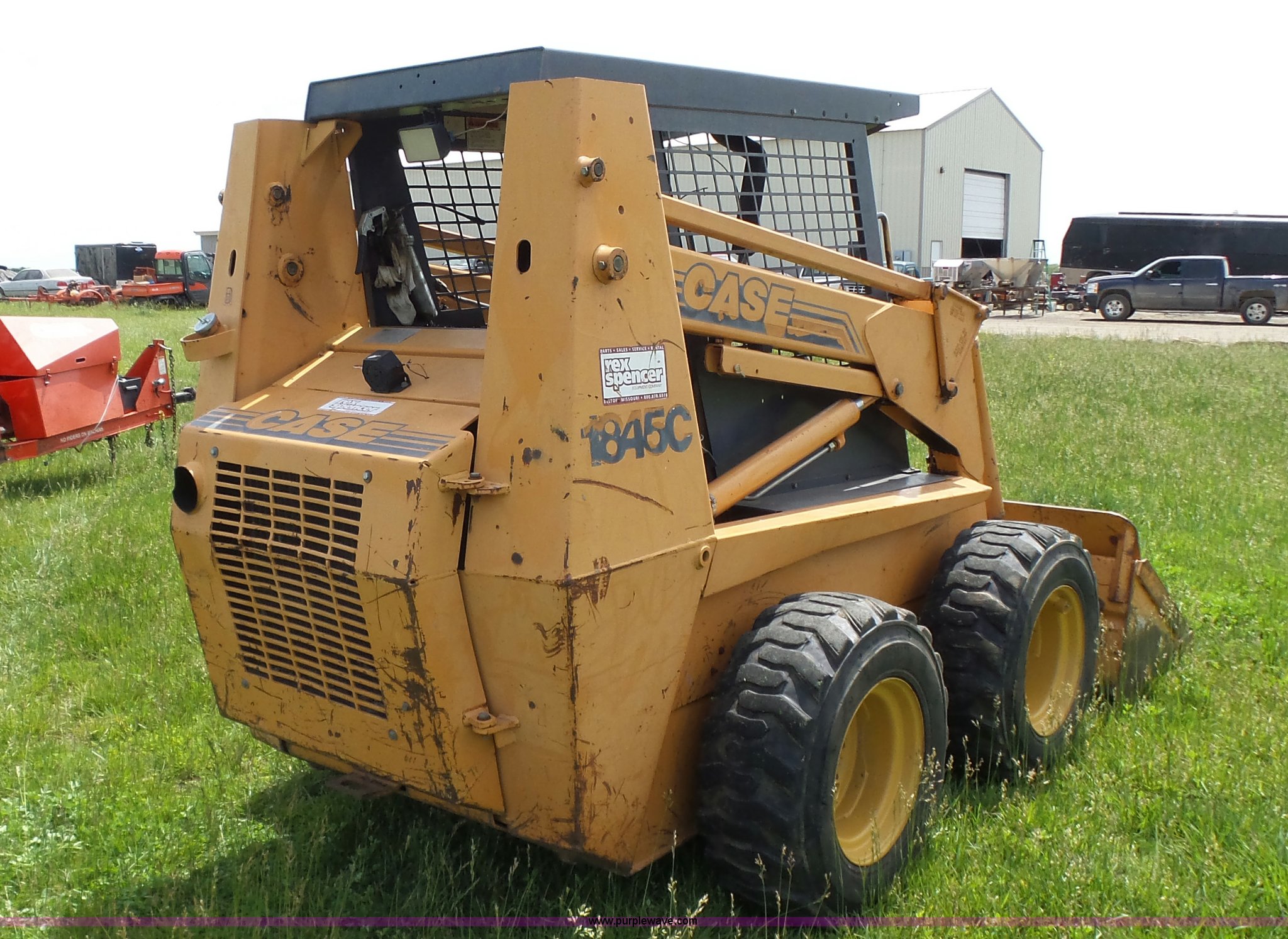 1999 Case 1845C skid steer in Lebo, KS | Item BR9327 sold | Purple Wave