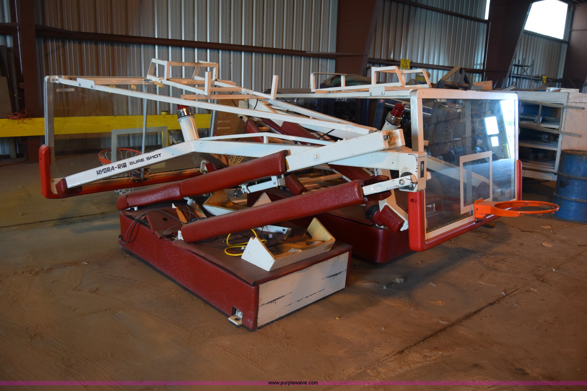 (2) Hydra-Rib Sure Shot basketball goals in Hutchinson, KS | Item ...