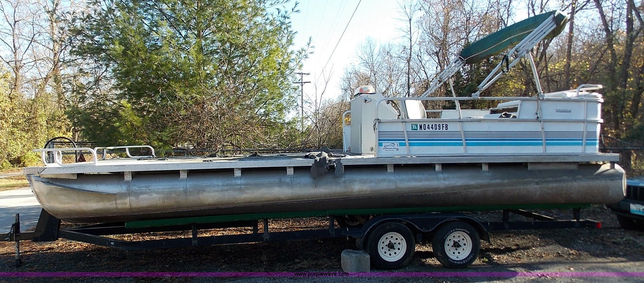 1993 Suncruiser Trinidad pontoon boat in Branson, MO | Item J2690 sold ...