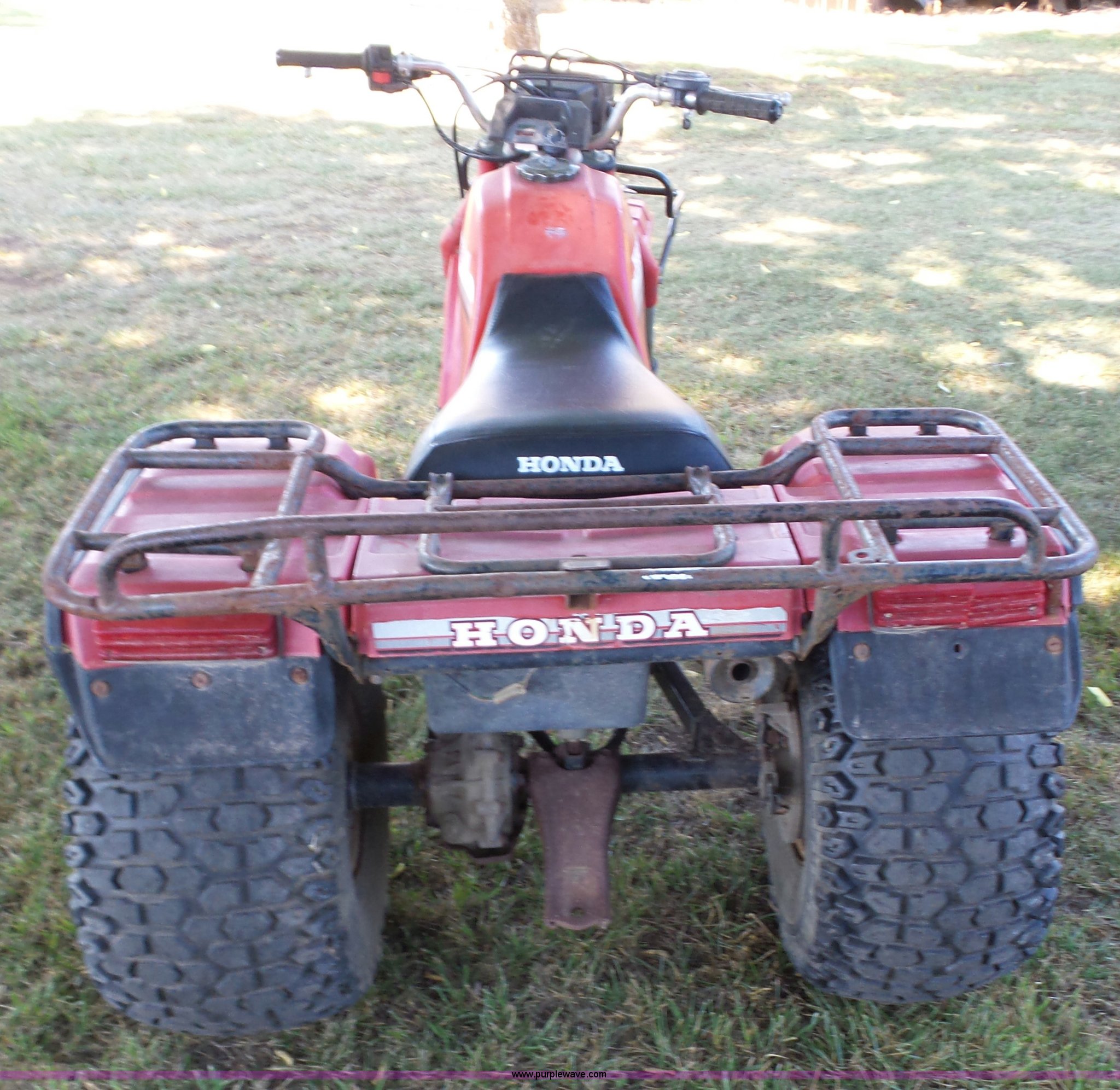 1985 Honda Big Red ATV in Chouteau, OK | Item BZ9589 sold | Purple Wave