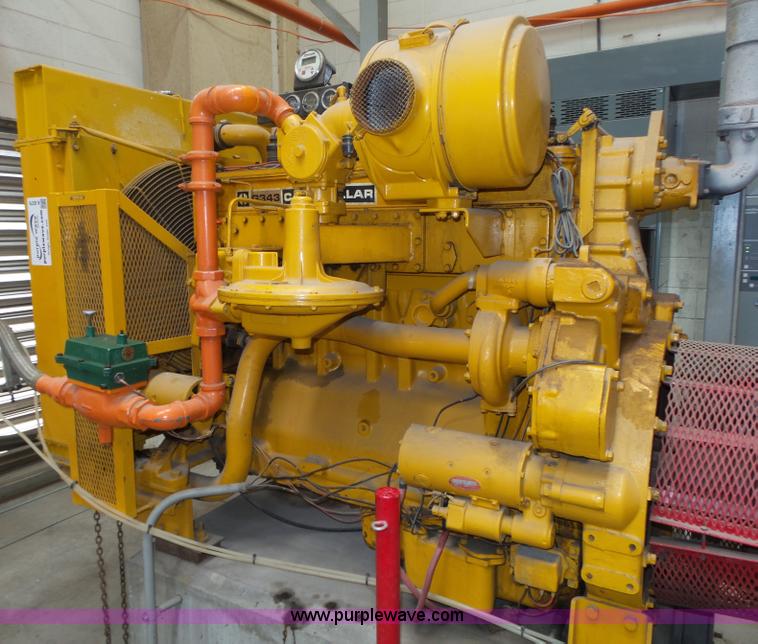 1971 Caterpillar G343 six cylinder natural gas engine in Lincoln, NE ...