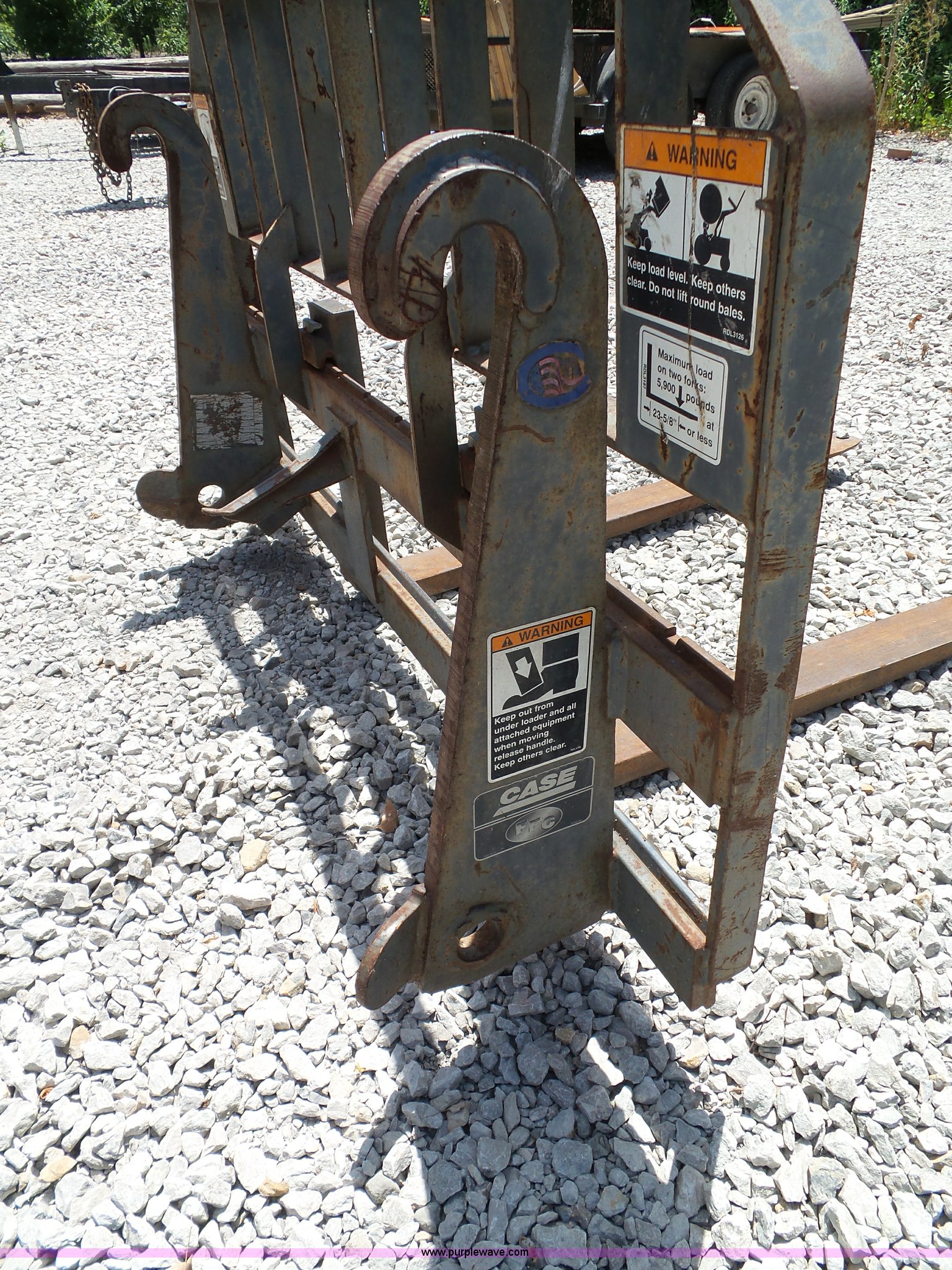 Backhoe forks in Merriam, KS | Item BG9439 sold | Purple Wave