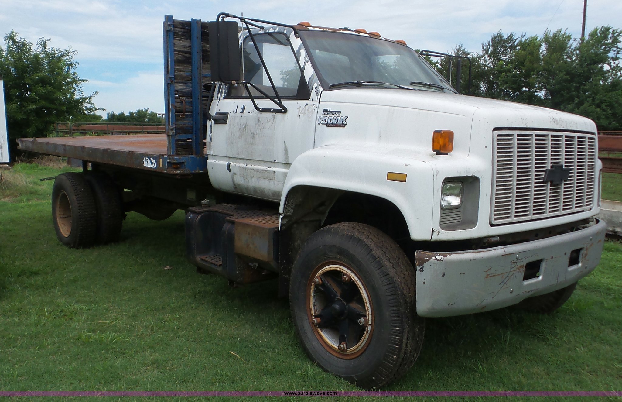 1991 Chevrolet Kodiak flatbed truck in Galesburg, KS | Item AG9179 sold ...