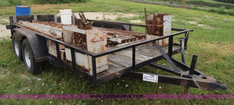 2007 Tex-Mex flatbed trailer and concrete forms in McPherson, KS | Item ...