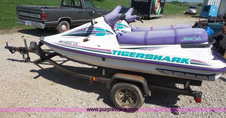 *(2) 1995 Tigershark Monte Carlo jet skis with trailer in Mclouth, KS ...