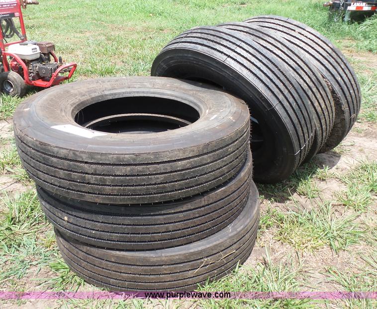 (6) Transking 11R24.5 tires in Coweta, OK | Item K7069 sold | Purple Wave