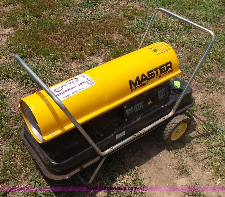 Master B150J1 heater in Coweta, OK | Item K7079 sold | Purple Wave