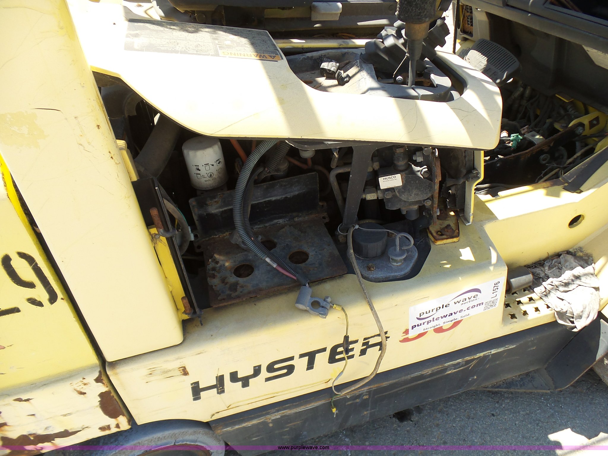 2003 Hyster S50 forklift in Irving, TX | Item L1576 sold | Purple Wave