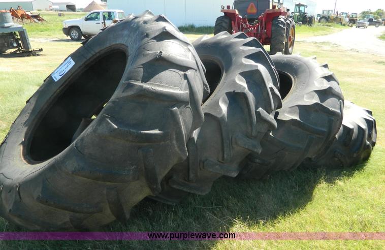 (4) 18.4-34 tires in Osborne, KS | Item J8846 sold | Purple Wave