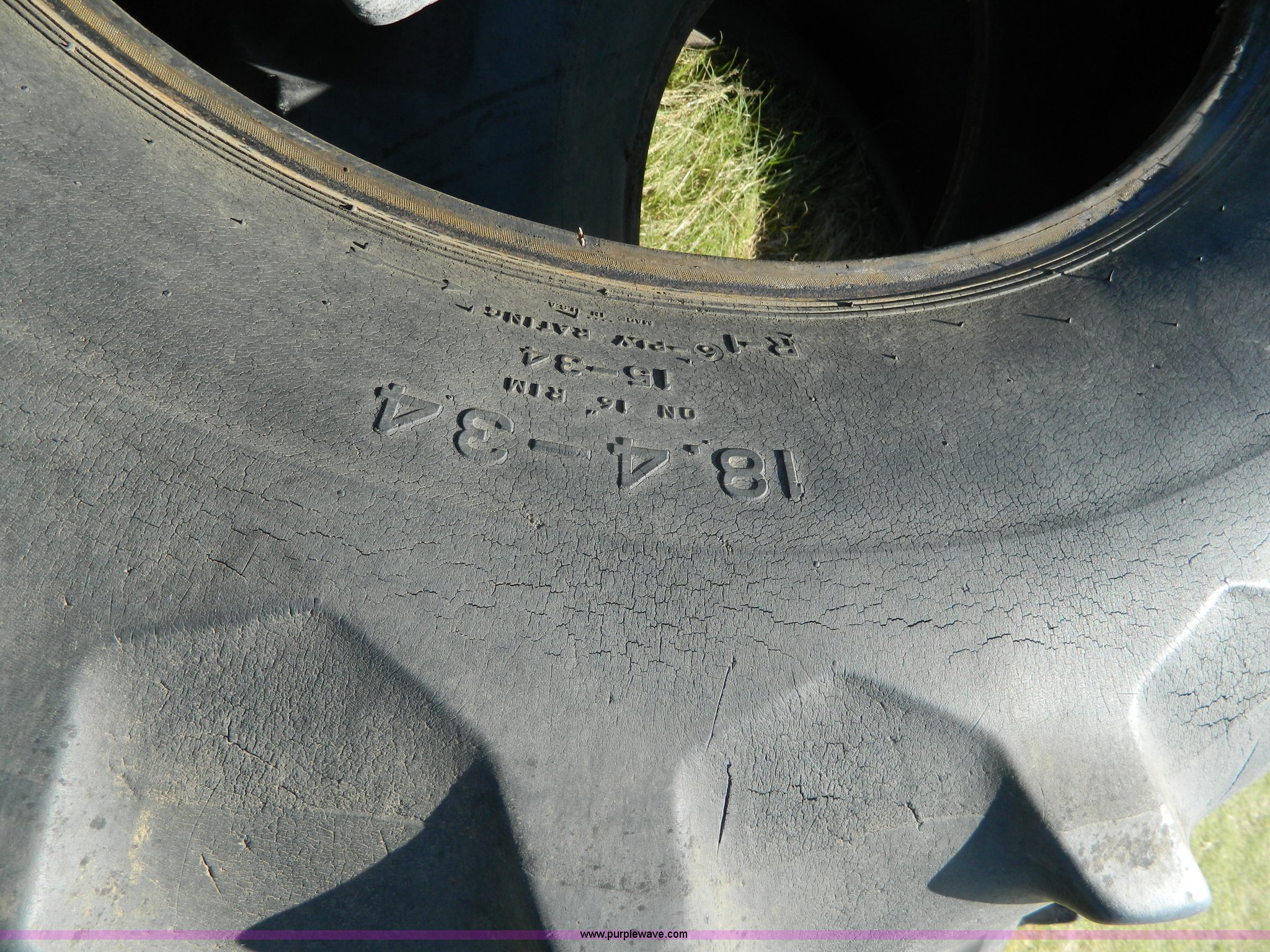 (4) 18.4-34 tires in Osborne, KS | Item J8846 sold | Purple Wave