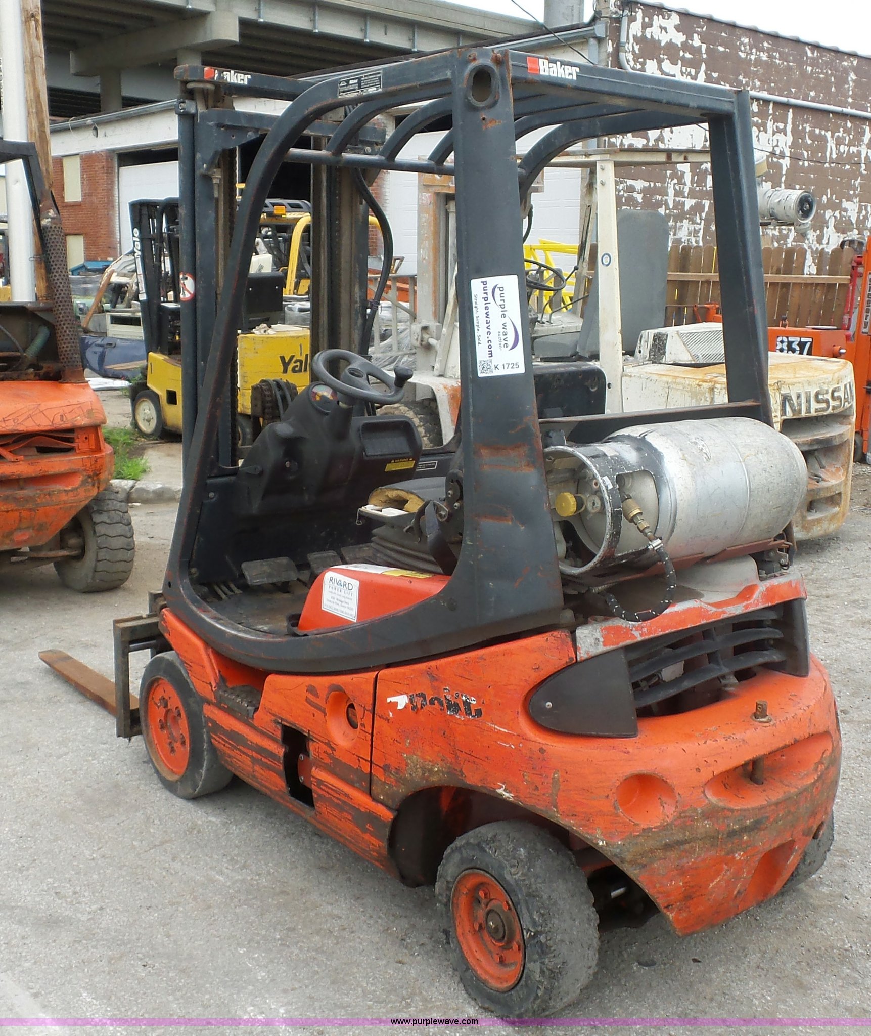 Linde H18 forklift in Kansas City, MO | Item K1725 sold | Purple Wave