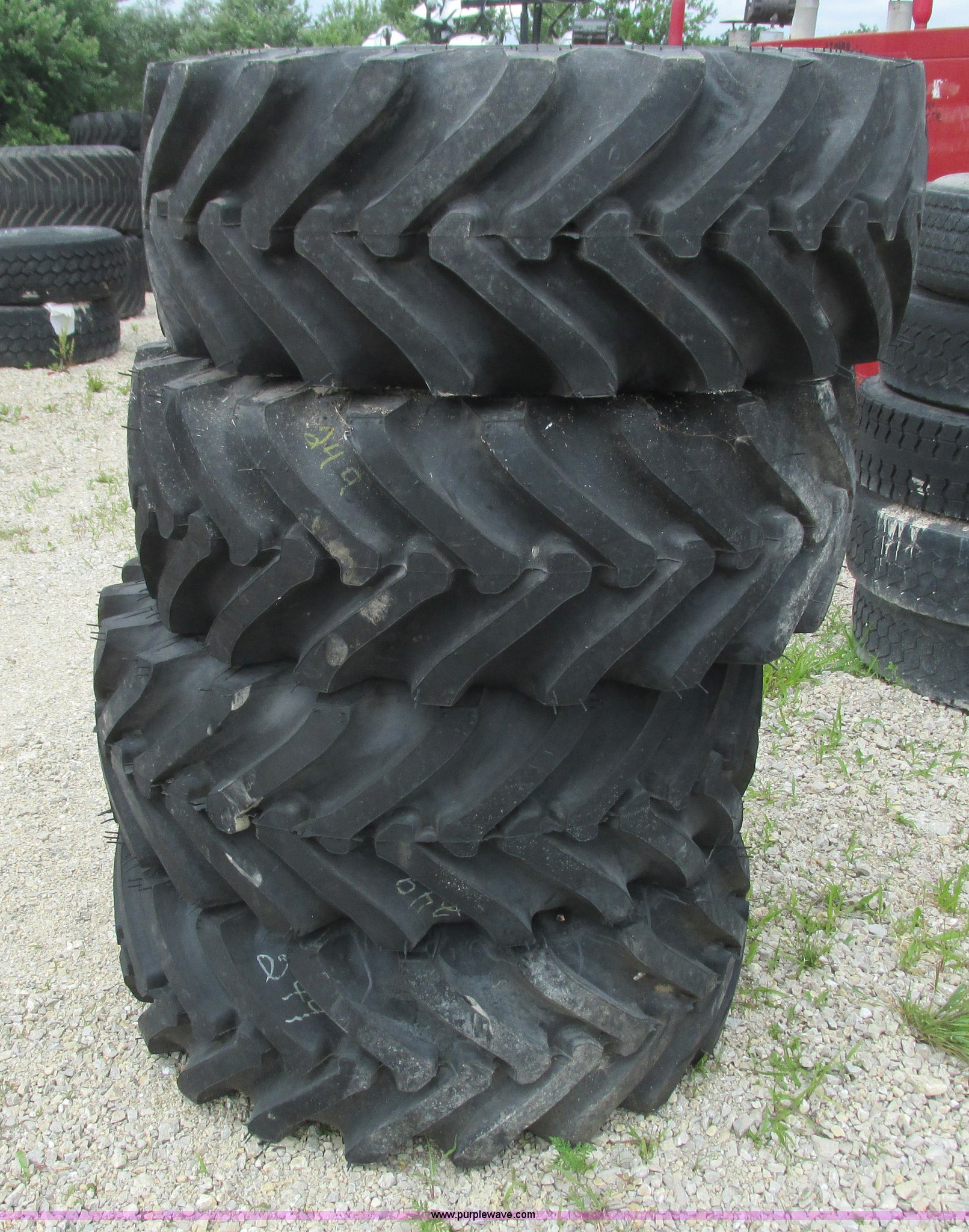 (4) 16.0-20 tires in Plainview, MN | Item K4090 sold | Purple Wave