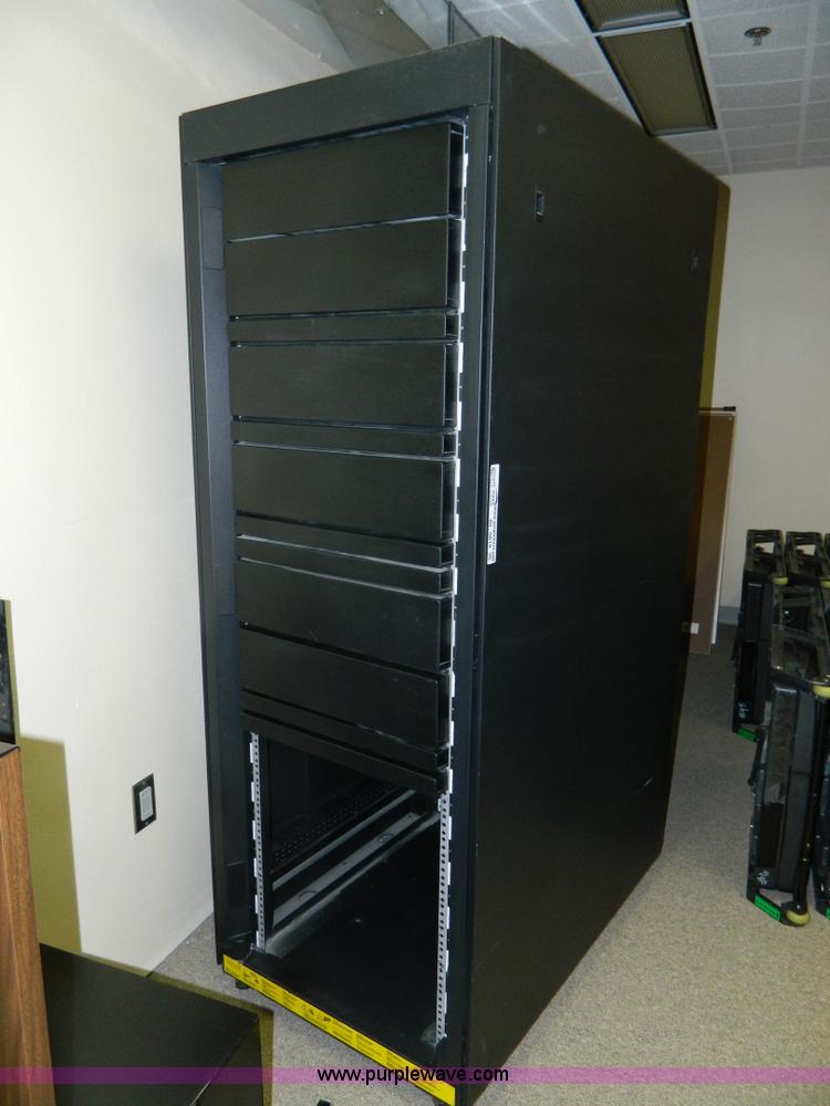 Black box 36U server cabinet in Hays, KS | Item BI9818 sold | Purple Wave