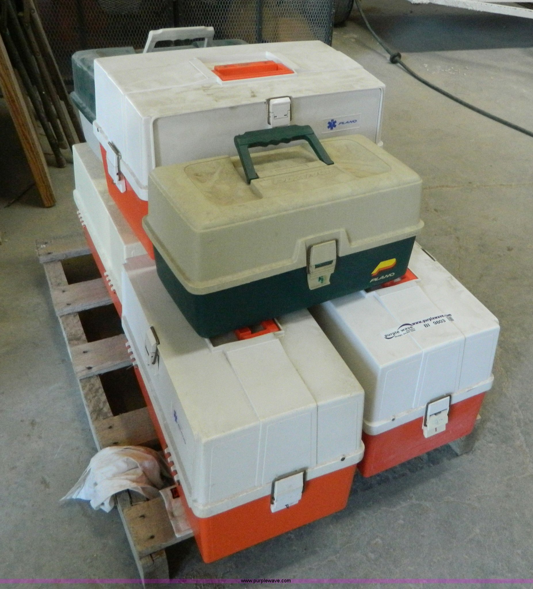 (7) Plano medical tackle boxes in Hays, KS | Item BI9803 sold | Purple Wave