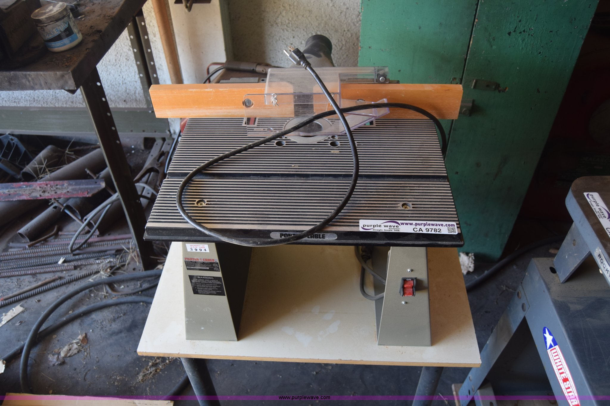 Porter Cable shaper table in Cunningham, KS | Item CA9782 sold | Purple ...