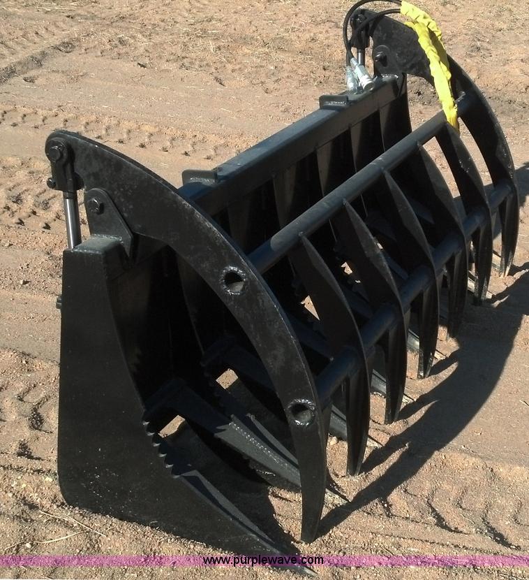 72" E-series root rake grapple in Newton, KS | Item F1770 sold | Purple ...