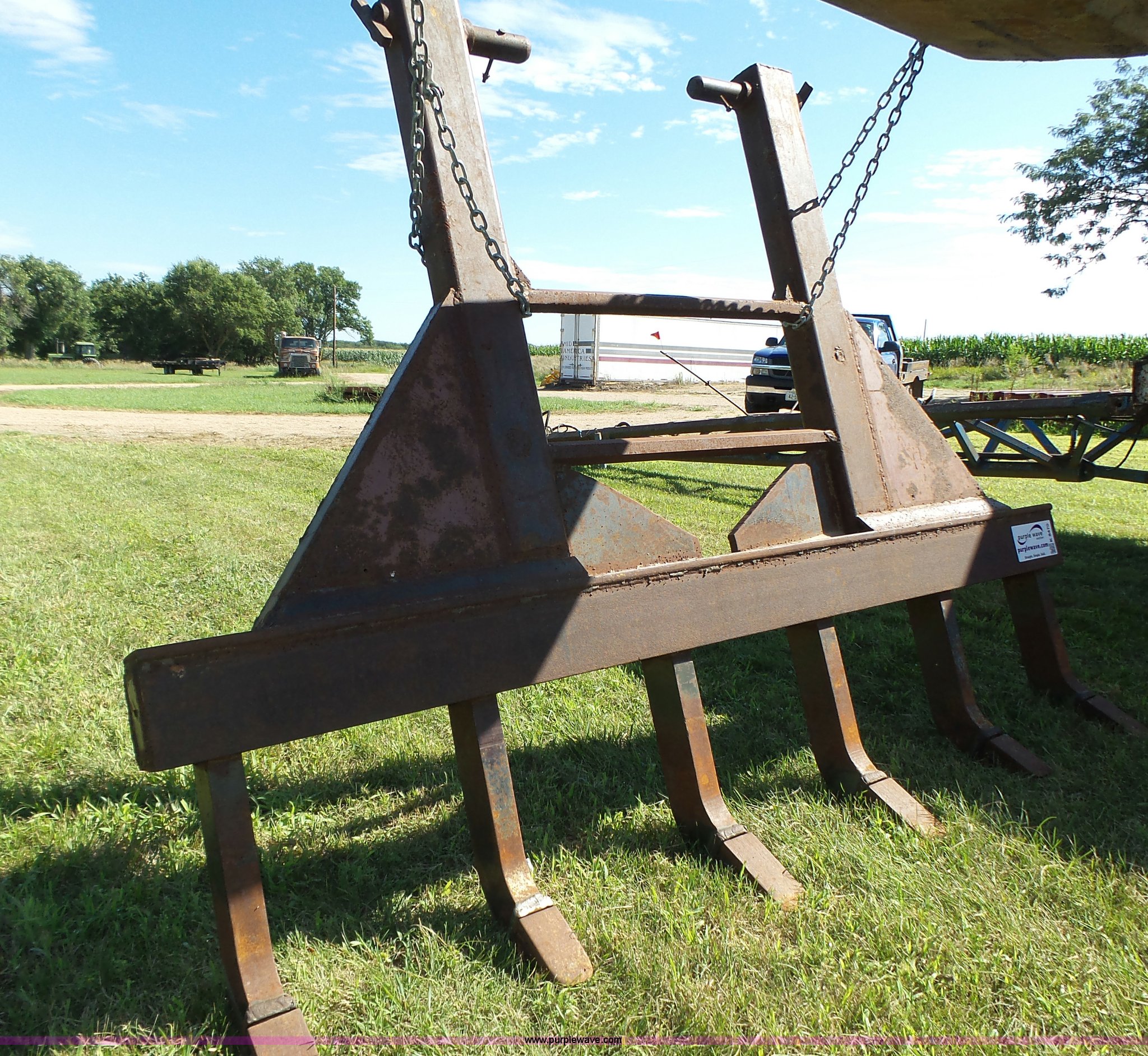 Shop built ripper rake in Geneva, NE | Item K8470 sold | Purple Wave