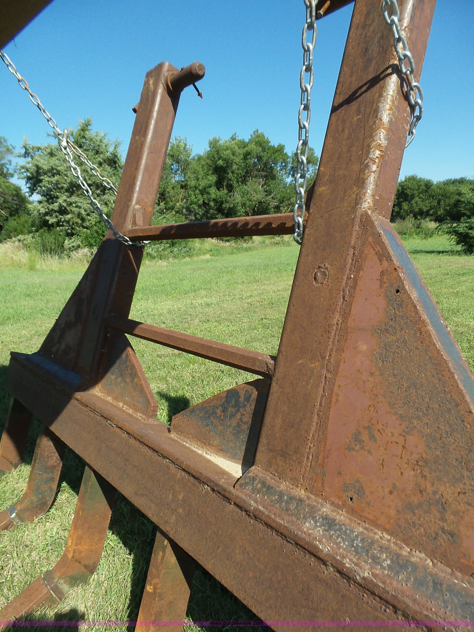 Shop built ripper rake in Geneva, NE | Item K8470 sold | Purple Wave