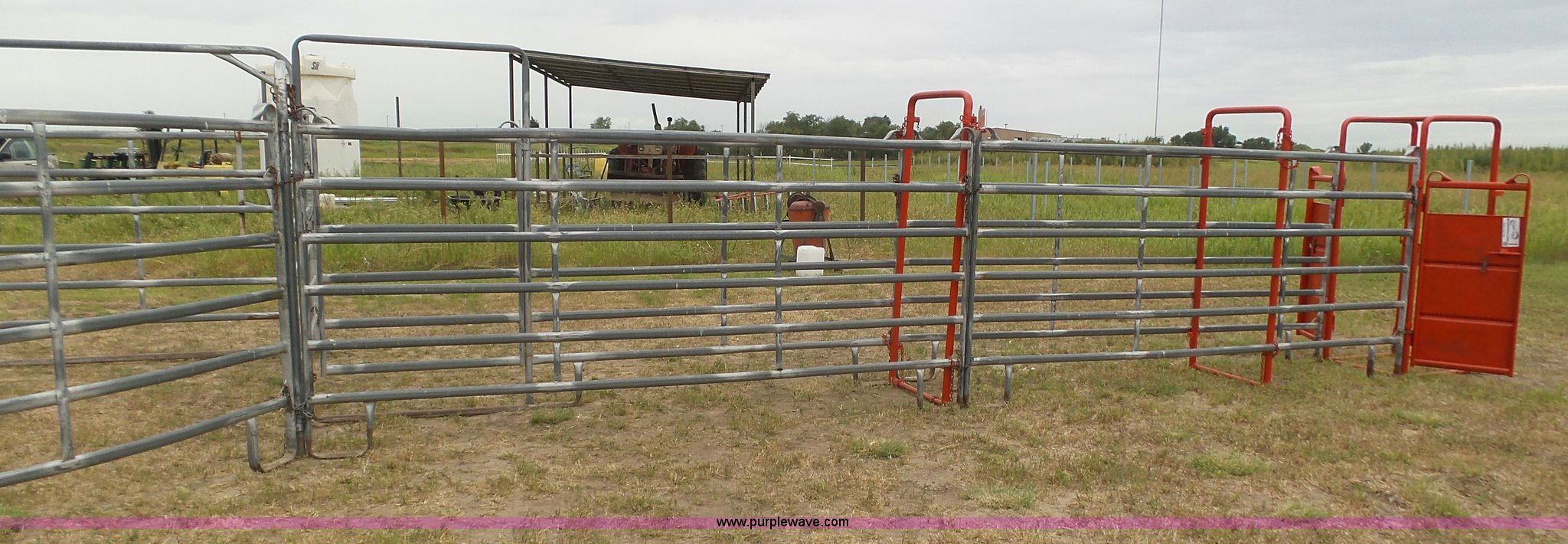 Priefert corral alley in Dodge City, KS | Item DA4509 sold | Purple Wave