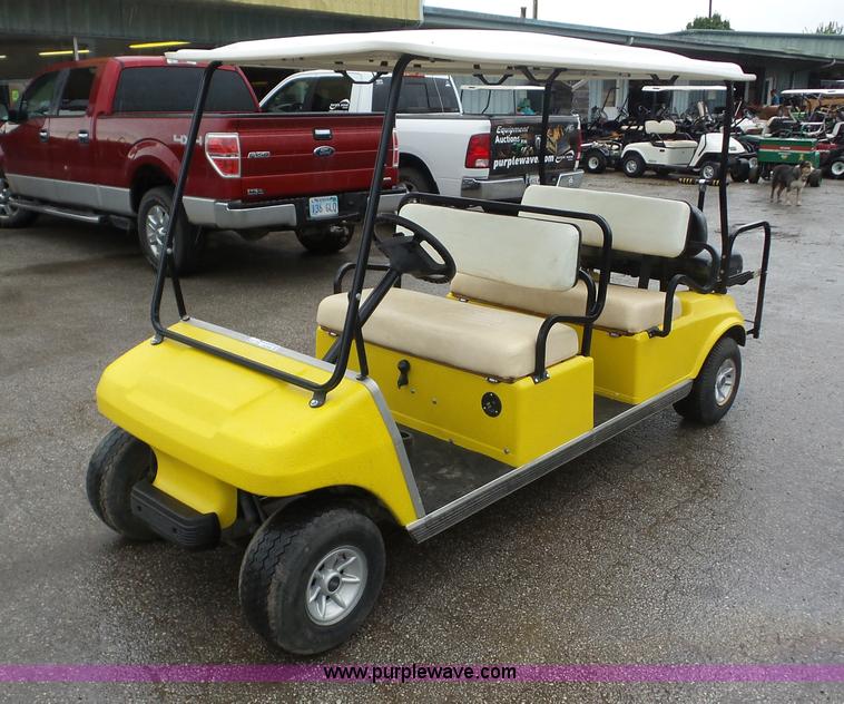 1999 Club Car shuttle golf cart in Iola, KS | Item AG9433 sold | Purple ...