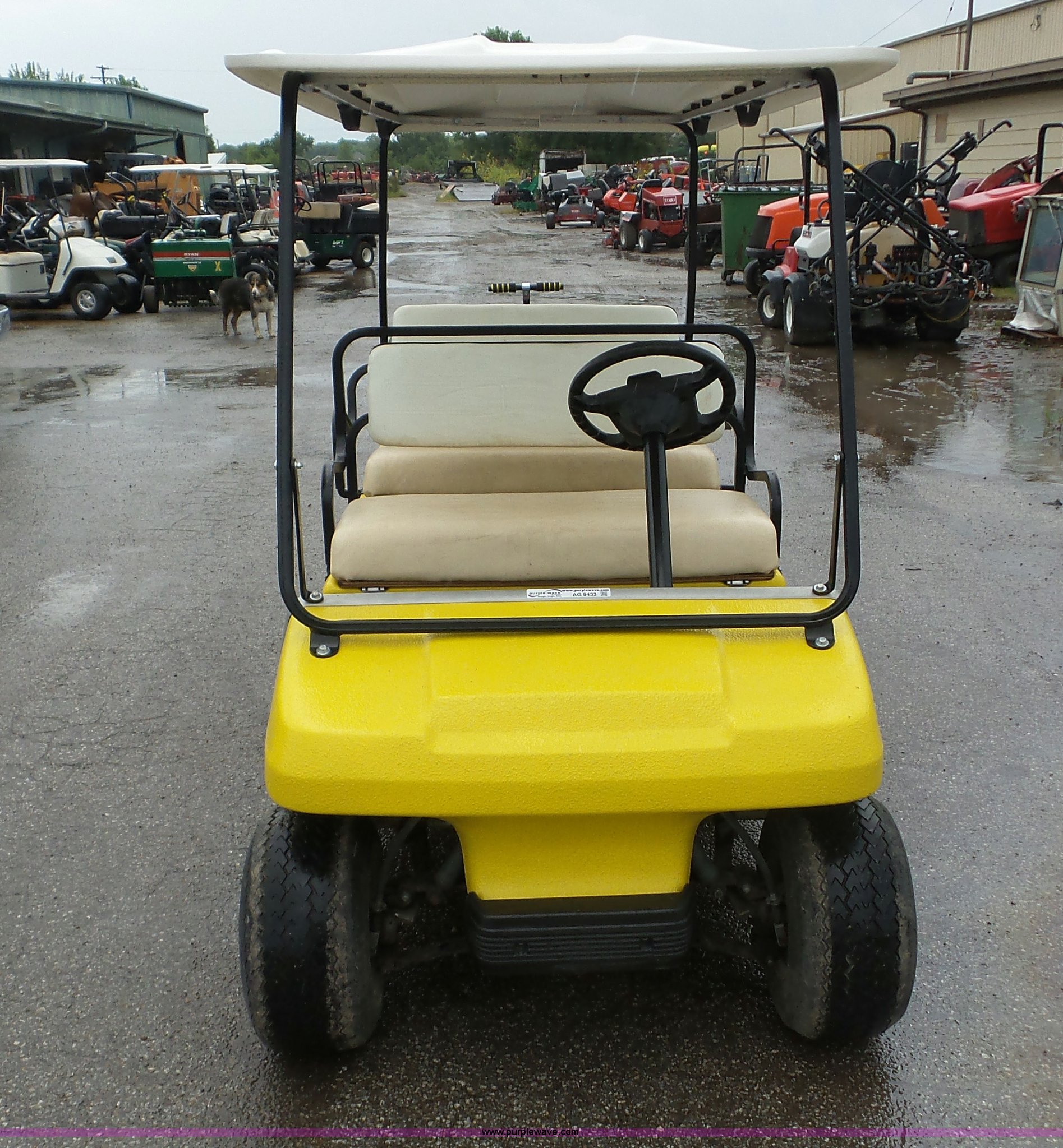 1999 Club Car shuttle golf cart in Iola, KS | Item AG9433 sold | Purple ...