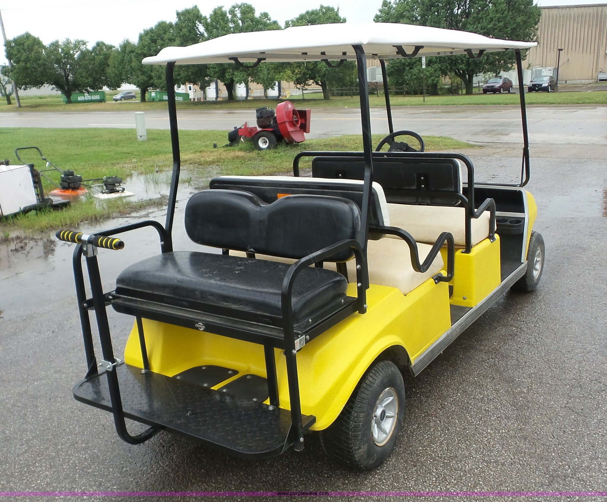 1999 Club Car shuttle golf cart in Iola, KS | Item AG9433 sold | Purple ...