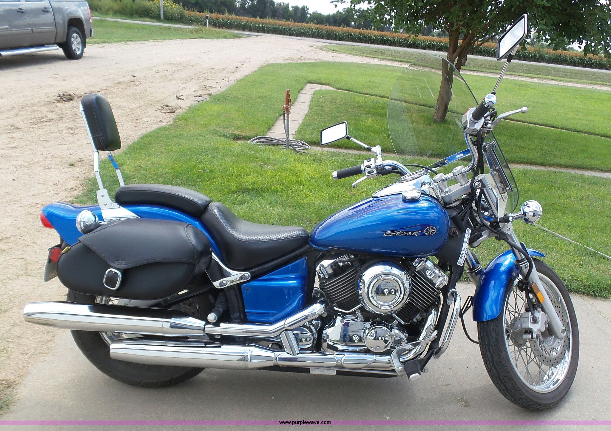 2009 Yamaha V-Star XVS650 motorcycle in Ensign, KS | Item BY9580 sold ...