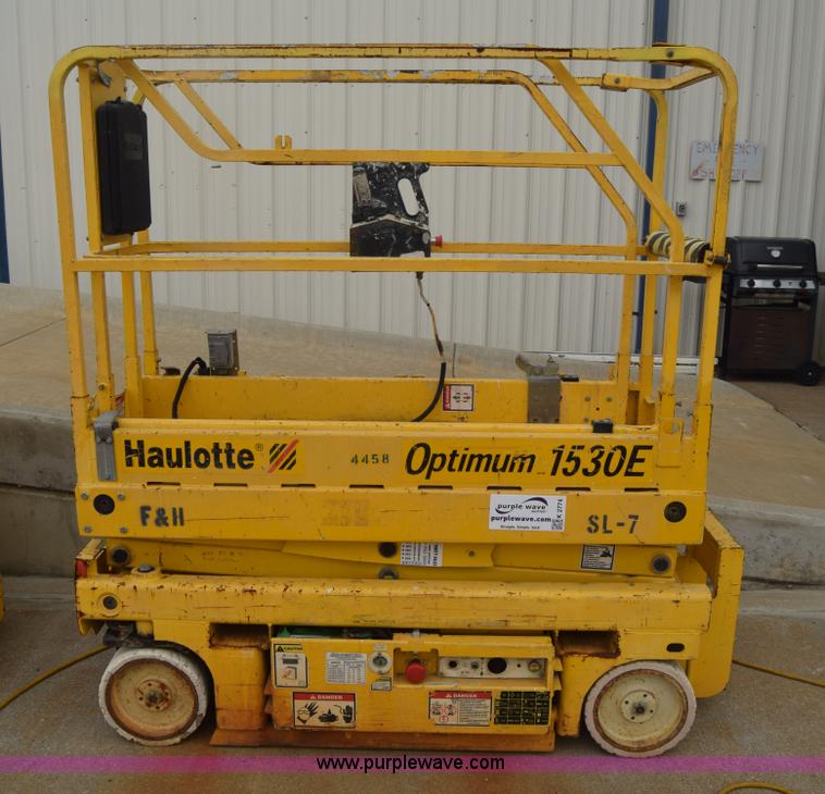 2002 Haulotte Optimum 1530E scissor lift in Wichita, KS | Item K2774 ...