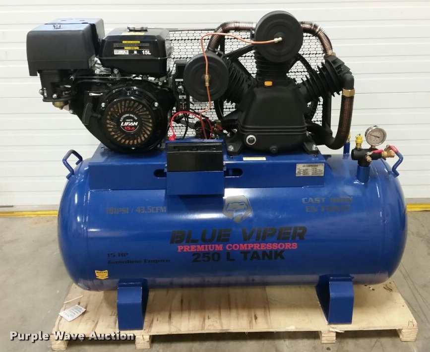 Blue Viper air compressor in Tonganoxie, KS | Item F1053 sold | Purple Wave