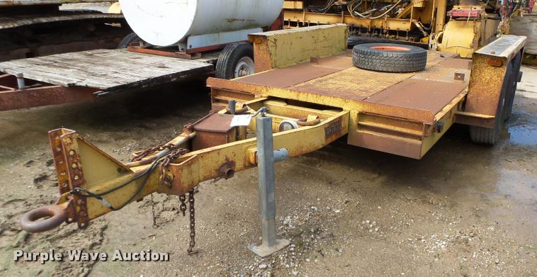 1994 Custom Built equipment trailer in Muscatine, IA | Item K2062 sold ...