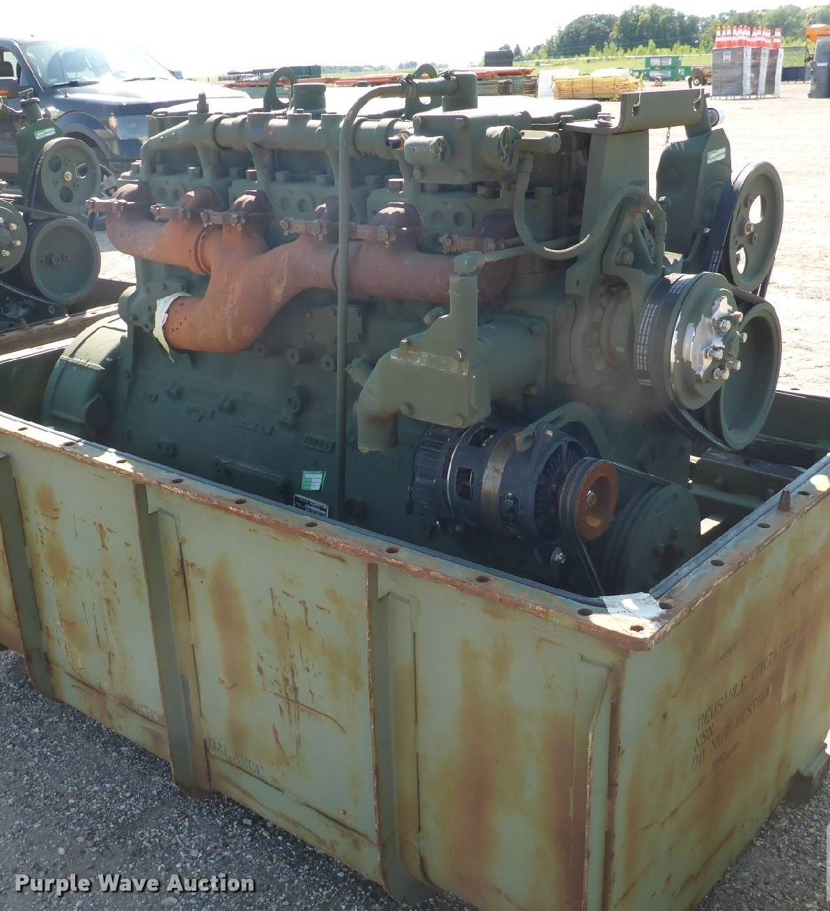 Cummins NHC250 six cylinder diesel engine in Tonganoxie, KS | Item ...