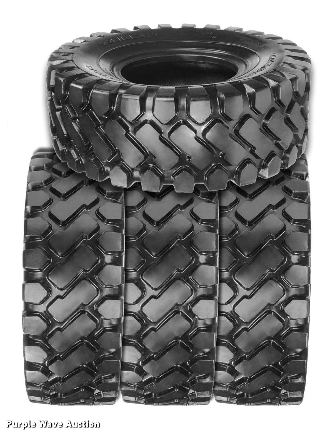 (4) 20.5x25 loader tires in Tonganoxie, KS | Item F1084 sold | Purple Wave