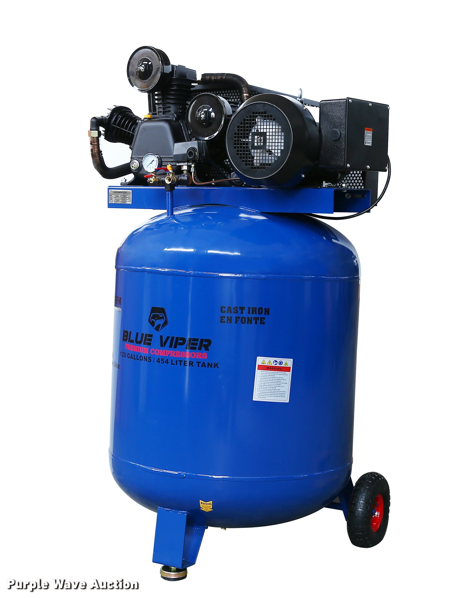 Blue Viper air compressor in Tonganoxie, KS | Item F1089 sold | Purple Wave