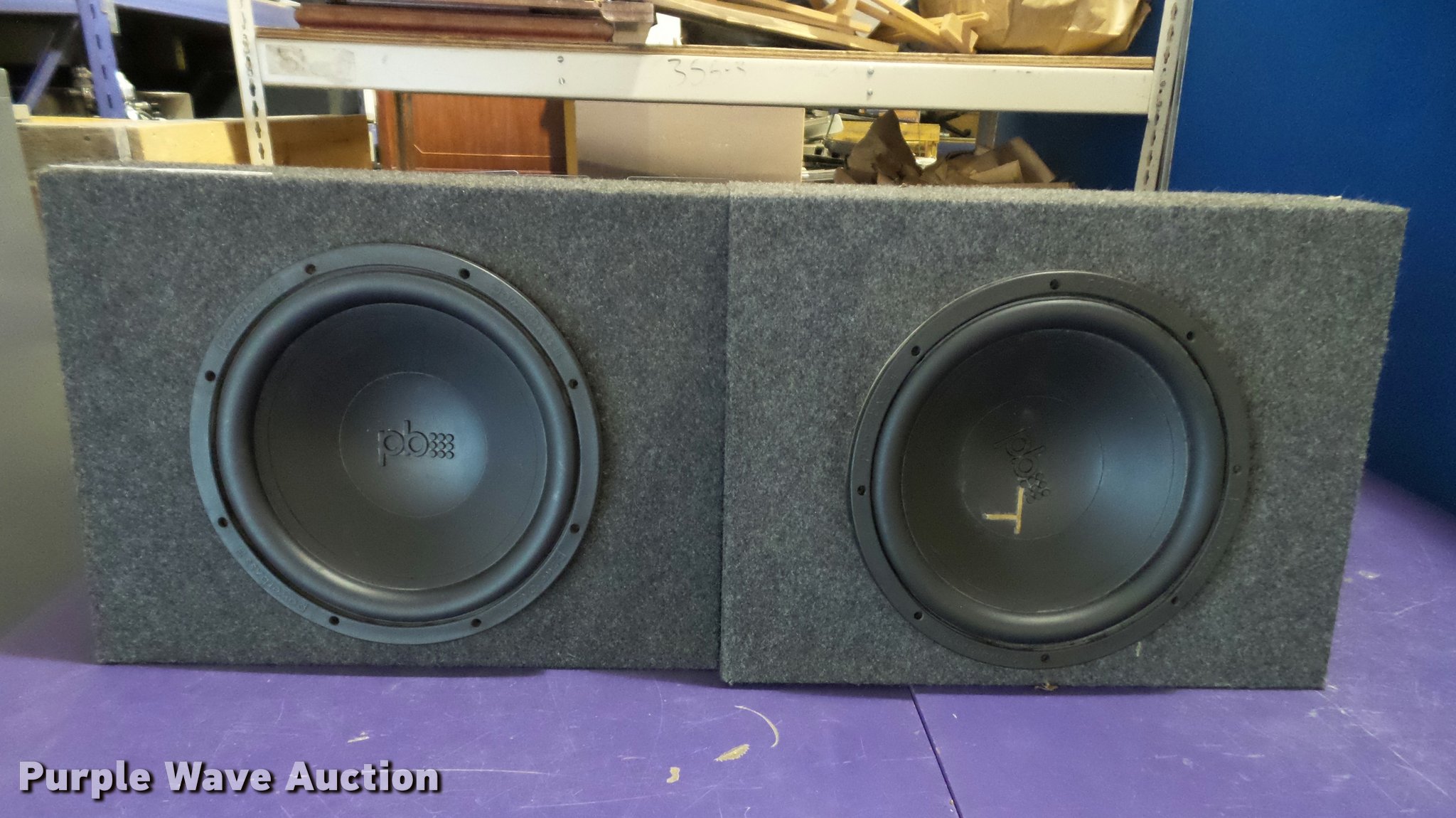 (2) Power Bass speakers with box in Manhattan, KS | Item BV9345 sold ...
