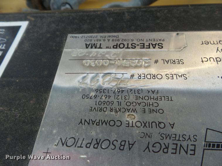 2003 Energy Absorption Systems Safe Stop TMA-180 crash attenuator in ...