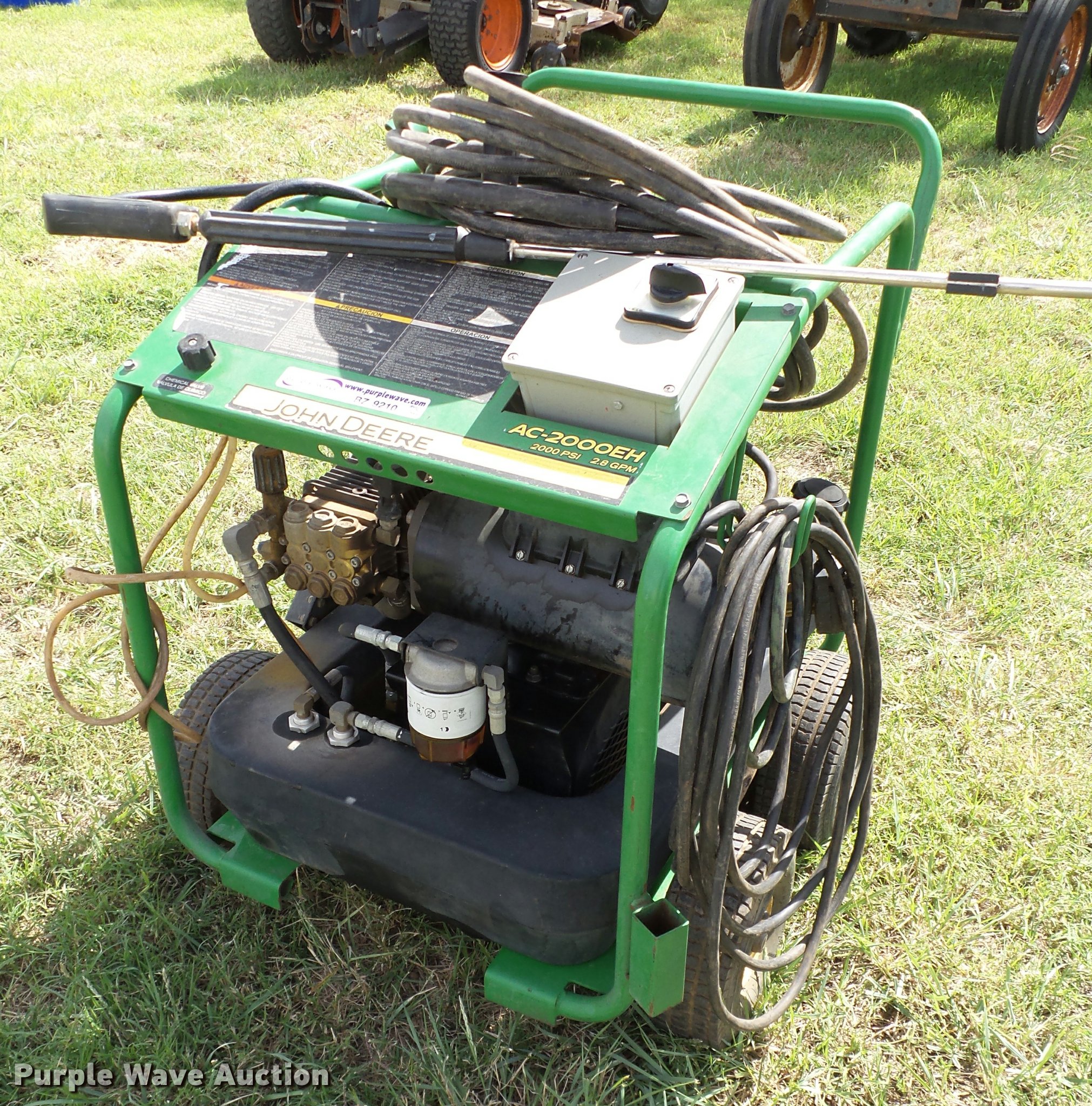 John Deere AC-2000EH pressure washer in Childress, TX | Item BZ9210 ...