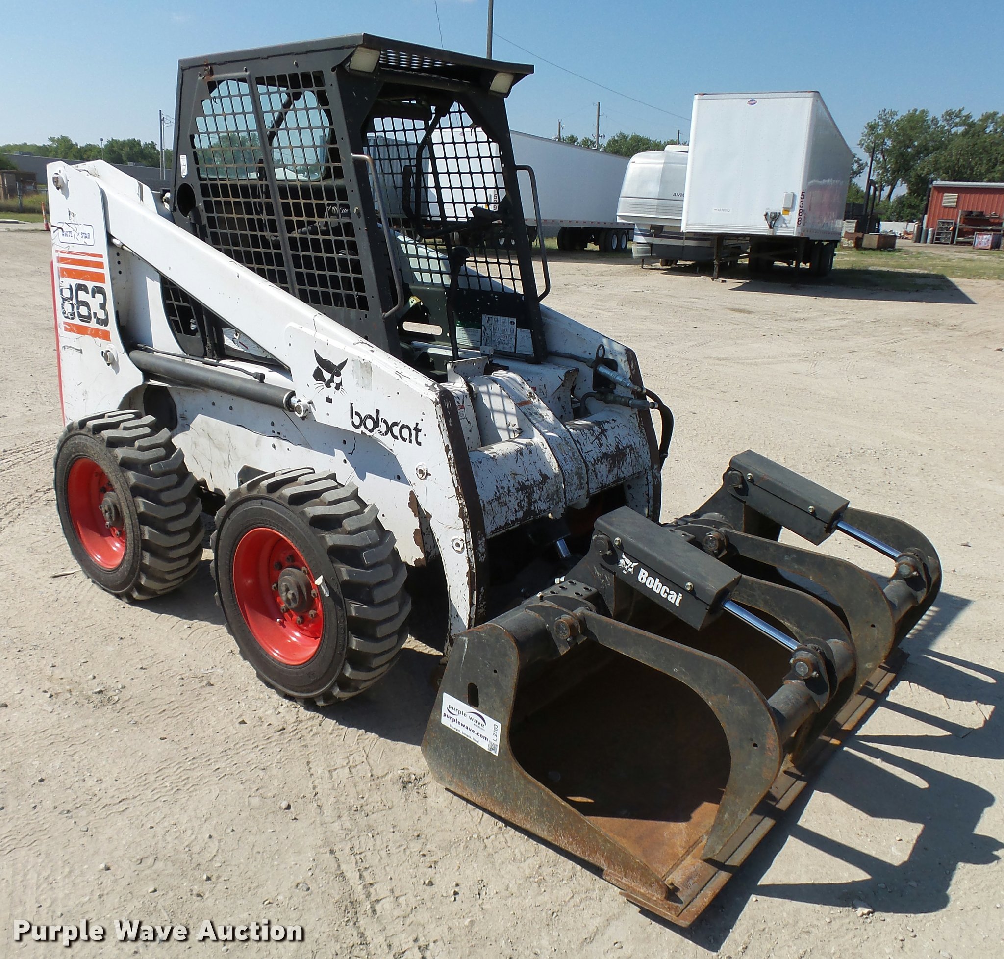 1998 Bobcat 863 skid steer in Wichita, KS | Item L2691 sold | Purple Wave
