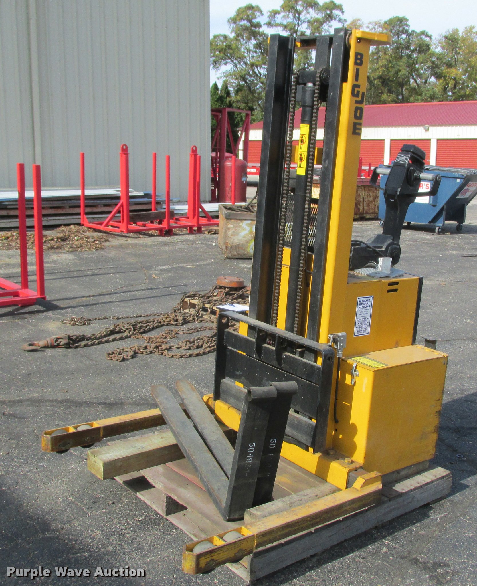 Big Joe PDM-30-106 forklift in La Crosse, WI | Item K6247 sold | Purple ...