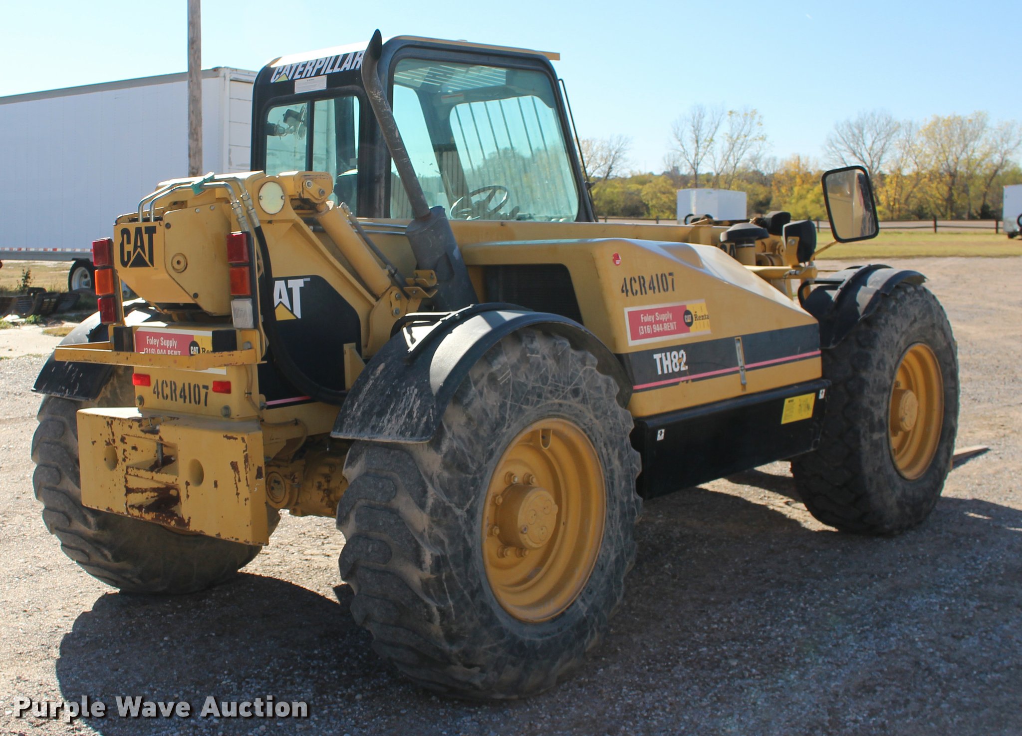 Caterpillar TH82 telehandler in Pratt, KS | Item DA4480 sold | Purple Wave