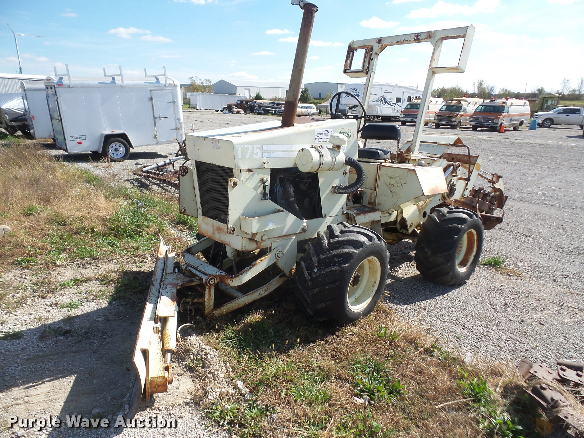 Parsons T75 trencher in Spring Hill, KS | Item DA3770 sold | Purple Wave