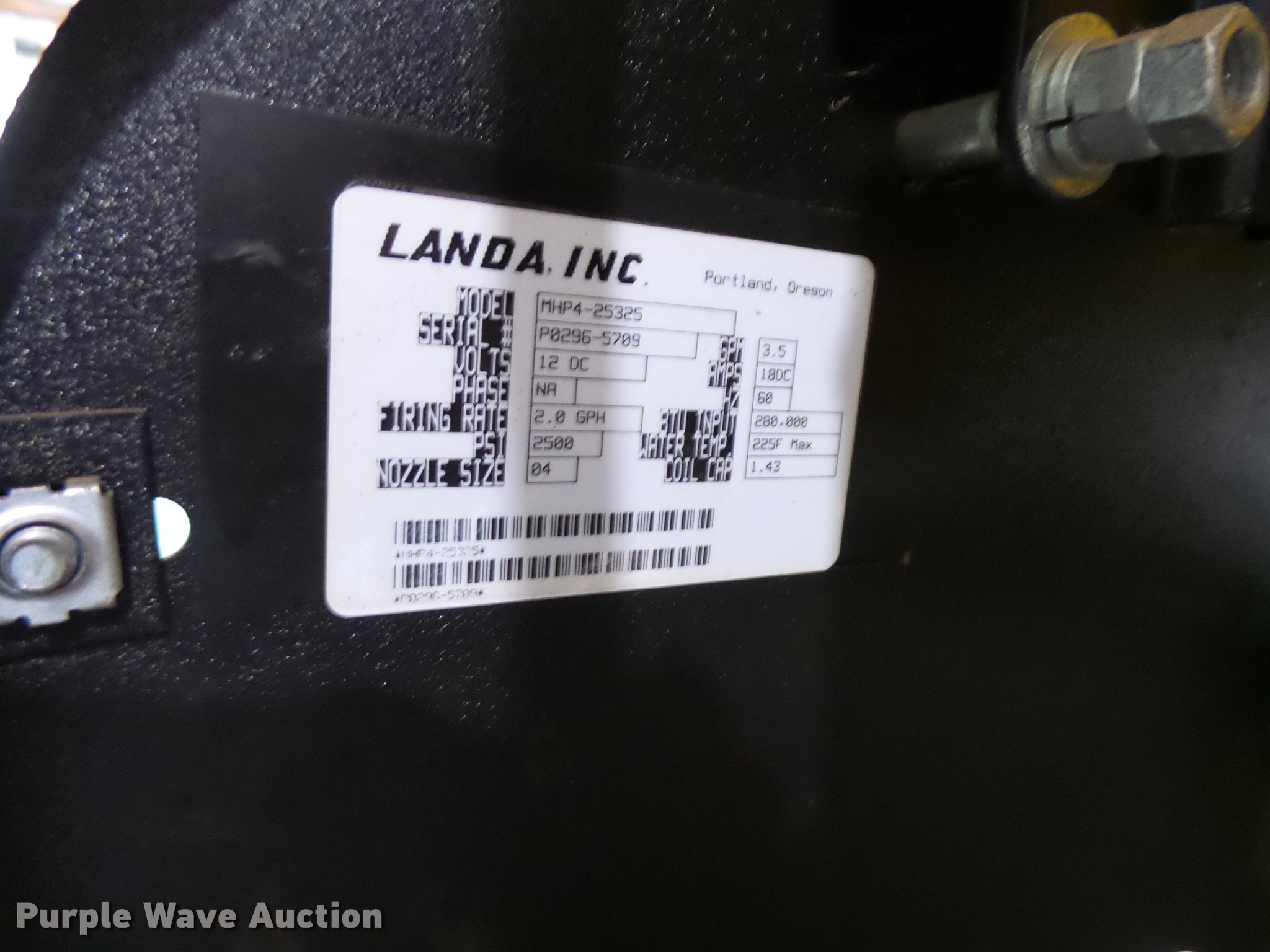 Landa Gold Series pressure washer in Goddard, KS | Item AH9774 sold ...