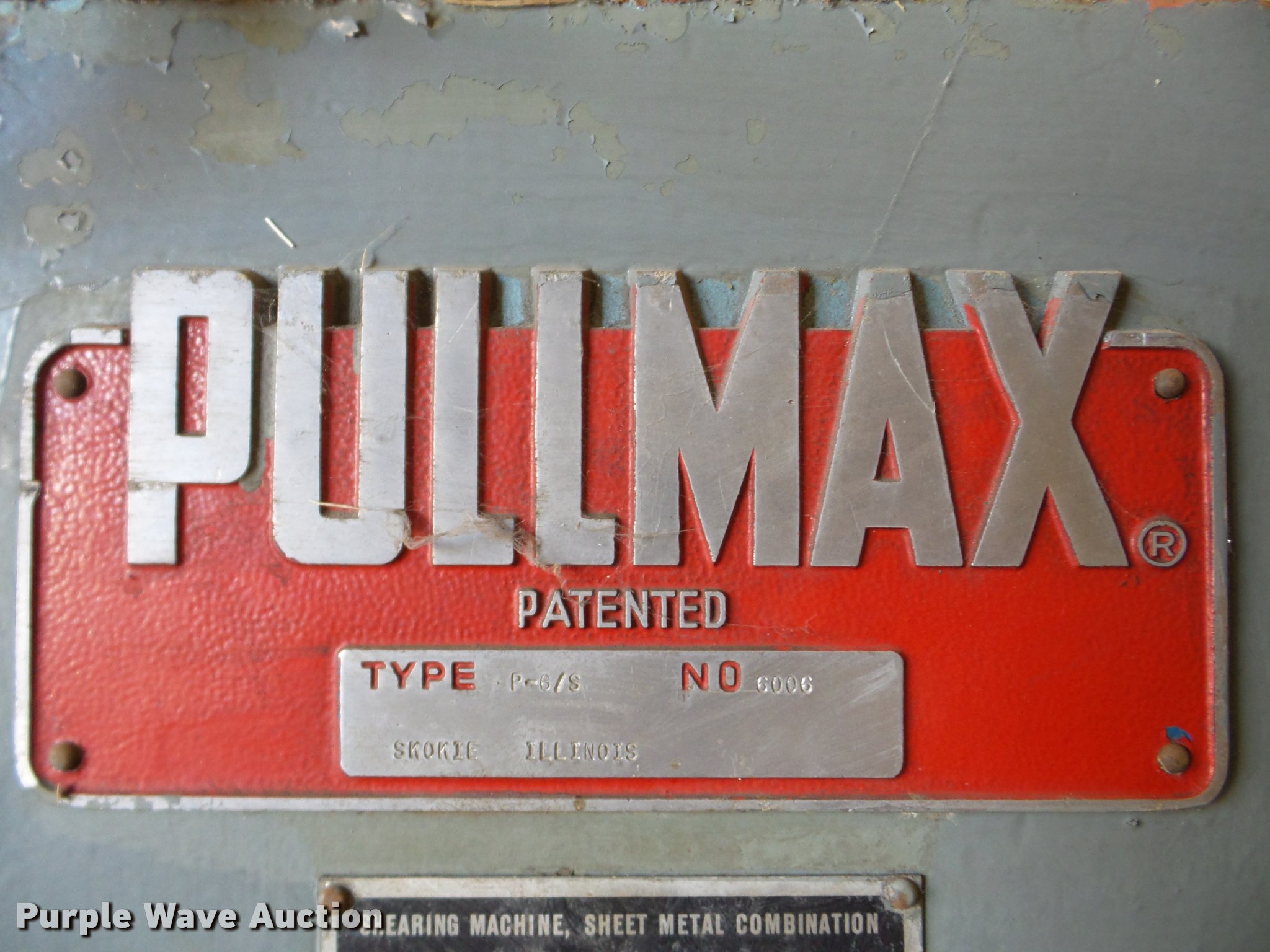 1966 Pullmax P-615 shear in Salina, KS | Item BR9053 sold | Purple Wave