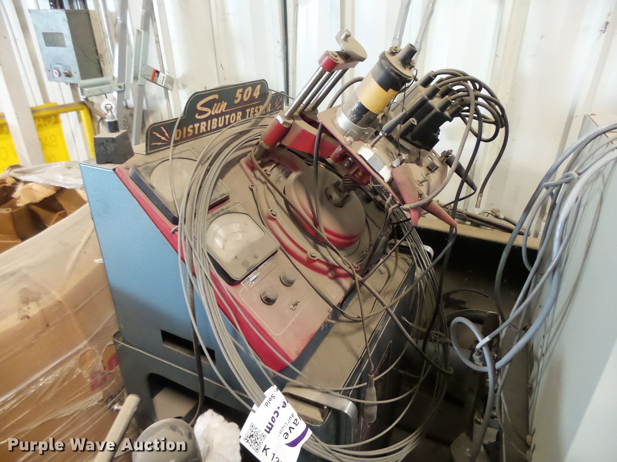 Sun 504 distributor tester in Des Moines, IA | Item K1391 sold | Purple ...
