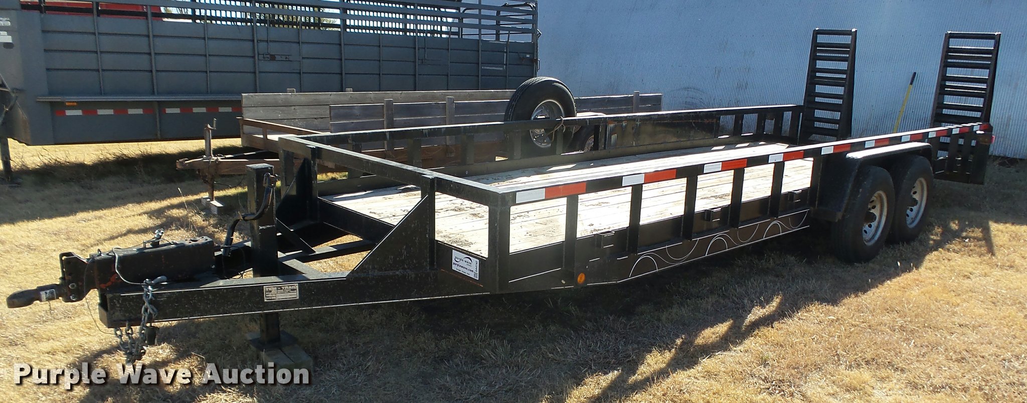 2007 Tem-Trail utility trailer in Balko, OK | Item DA4742 sold | Purple ...