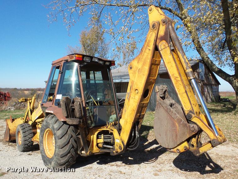 1994 Case 580 Super K backhoe in Leeton, MO | Item DB5280 sold | Purple ...