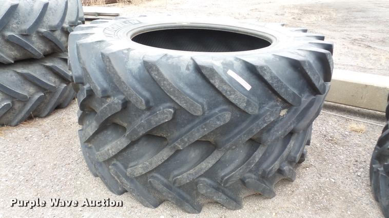 (2) Michelin Mega X Bib tires in Hesston, KS | Item DG9126 sold ...