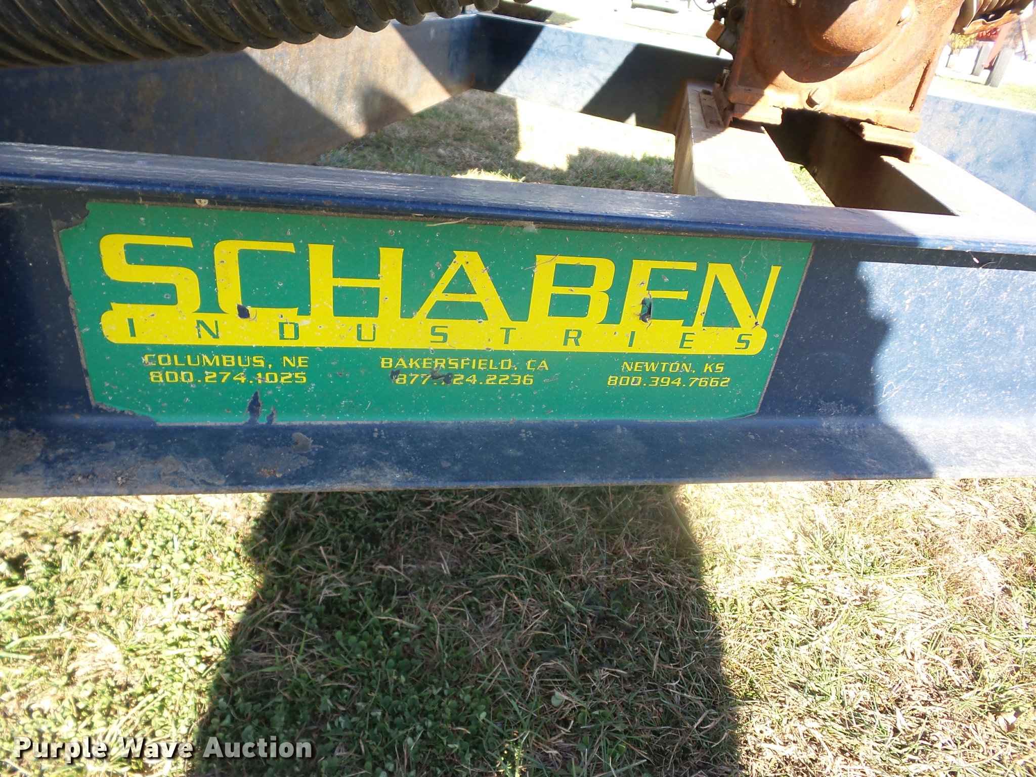 Schaben tank trailer in Galena, KS | Item AG9301 sold | Purple Wave