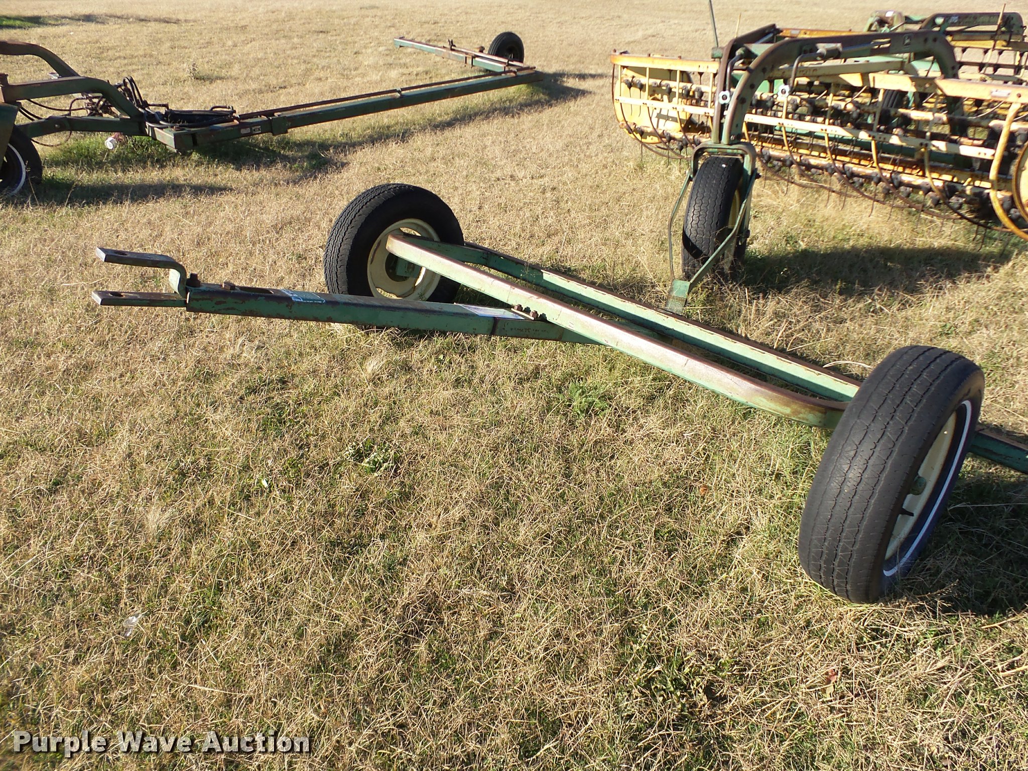 John Deere hay rake dolly in Guthrie, OK | Item DB4611 sold | Purple Wave