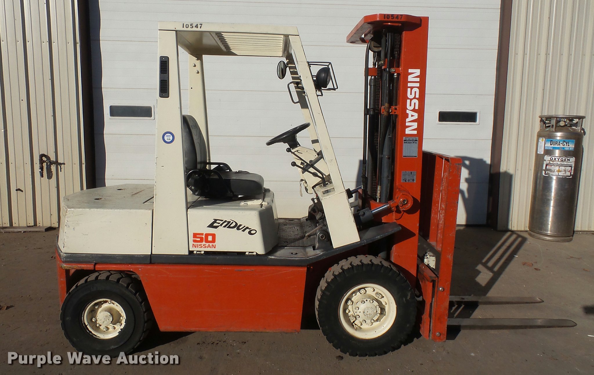Nissan 50 forklift in Lawrence, KS | Item DB2779 sold | Purple Wave