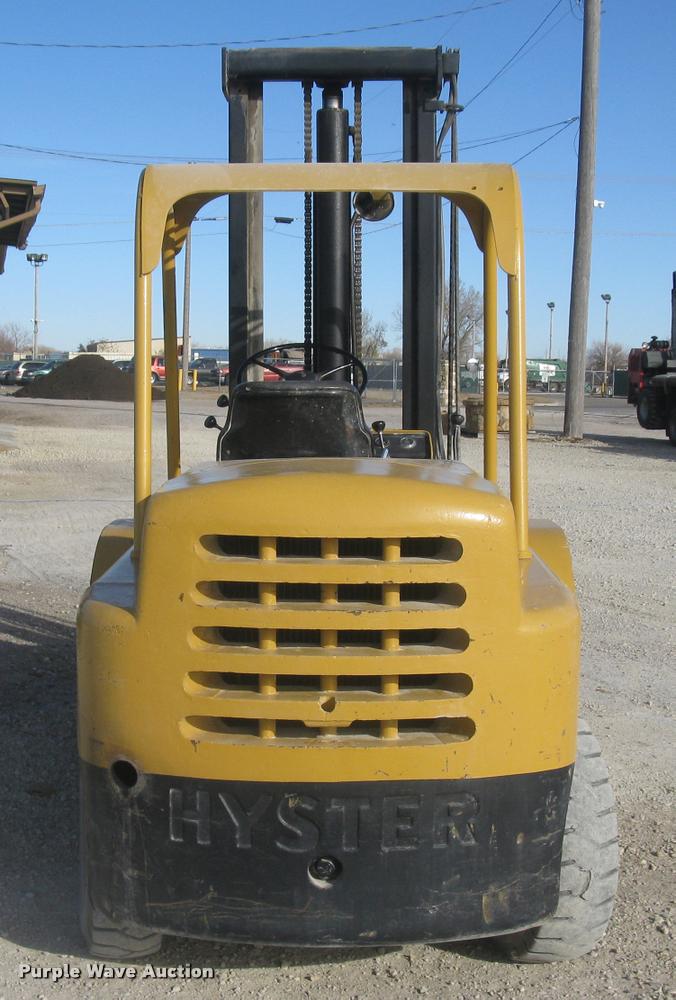 Hyster Challenger 80 forklift in Wichita, KS | Item L3919 sold | Purple ...